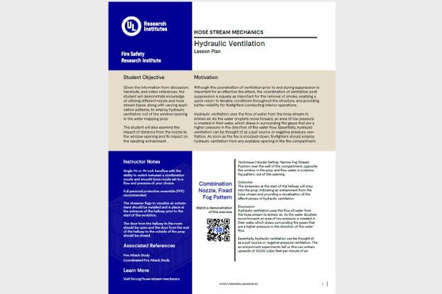 FSRI Fire Safety Research Institute | Training & Education