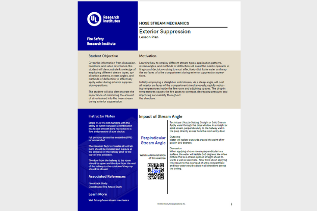FSRI Fire Safety Research Institute | Training & Education