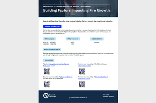 FSRI Fire Safety Research Institute | Training & Education