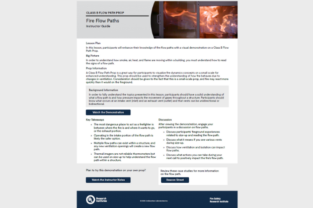 FSRI Fire Safety Research Institute | Training & Education